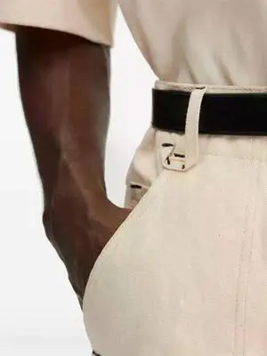 Jacquemus Cotton Shorts - Neutrals