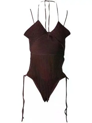 Andreadamo Tie Detailed Bodysuits
