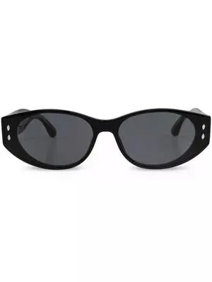 Isabel Marant Oval-frame Sunglasses - Black