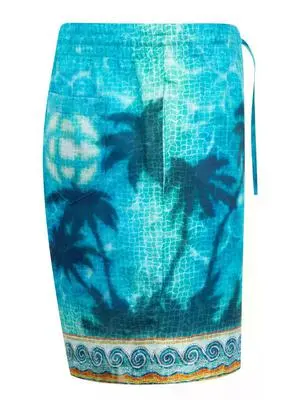 Casablanca Silk Shorts