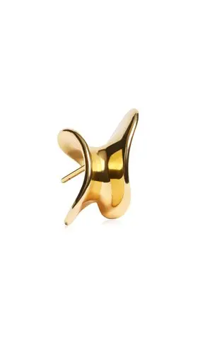 Khaite Shadow 18k -plated Hair Cuff - Gold
