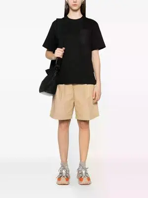 Moncler Patch-pocket Cotton T-shirt - Black
