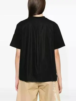 Moncler Patch-pocket Cotton T-shirt - Black