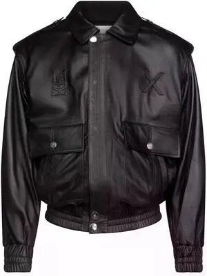 LUDOVIC DE SAINT SERNIN Robert Leather Jacket - Black