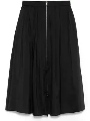 Dkny Zip-up Pleated Skirt