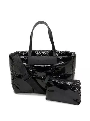 VEECOLLECTIVE Quilted Tote Bag - Black