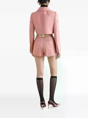 Dolce & Gabbana Dna Monogram-jacquard Jacket - Pink