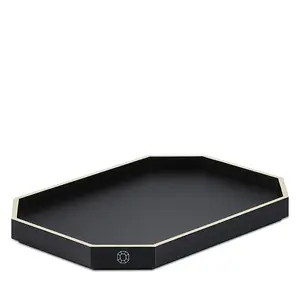 THE MARTHA, BY BACCARAT Octagon Tray, Small - Black