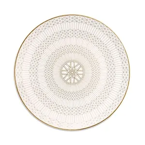 THE MARTHA, BY BACCARAT Arcadia Gold Charger Plate - No Color