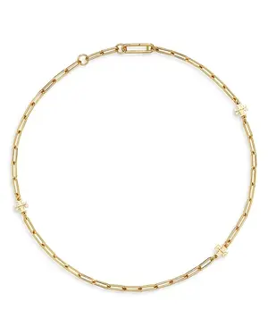 Tory Burch Good Luck Chain Necklace - Gold