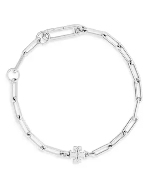 Tory Burch Tory Burch Good Luck Chain Bracelet Silver