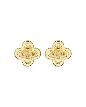 Tory Burch Kira Clover Stacked Stud Earrings - Gold