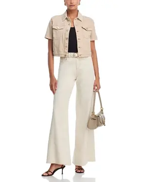 L'Agence Beau High-rise Wide-leg Jeans