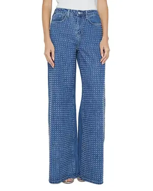 Women's Checked Jeans