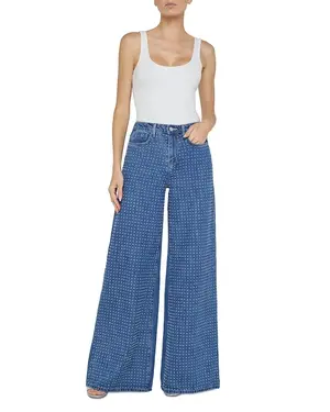 L'Agence Quincy High-rise Wide-leg Jeans