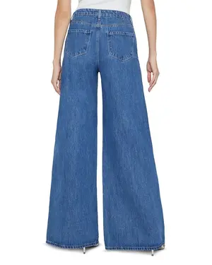 L'Agence Quincy High-rise Wide-leg Jeans