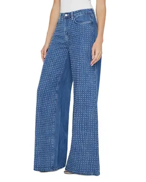 L'Agence Quincy High-rise Wide-leg Jeans