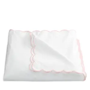 MATOUK Dakota Percale Duvet Cover, King Pink