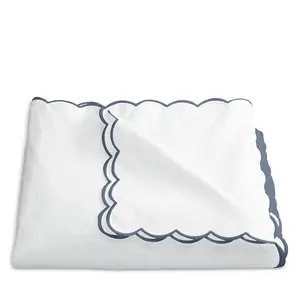 MATOUK Dakota Percale Duvet Cover, King - Steel Blue