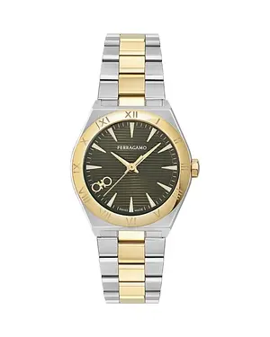 FERRAGAMO Vega Upper East Bracelet Watch, 28mm - Two Tone