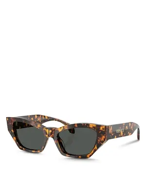 Versace Versace VE4488U Cat Eye Sunglasses Dark Gray