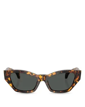 Versace Ve4488u Cat Eye Sunglasses - Dark Gray