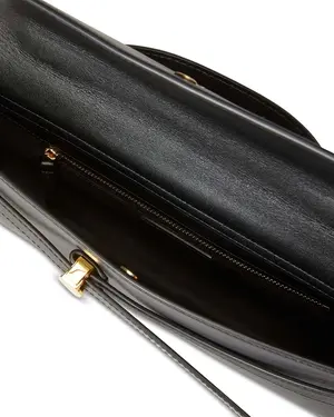 Veronica Beard Dash Clutch - Black Leather