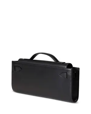 Veronica Beard Dash Clutch - Black Leather