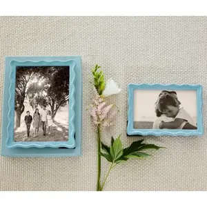 MARIPOSA Wavy 4 X 6 Frame - Aqua