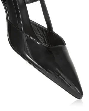 STUART WEITZMAN Vinnie 50 Slingback Kitten Heels - Black