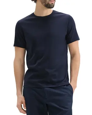 Theory Precise Tee In Cotton Jersey - Eclipse