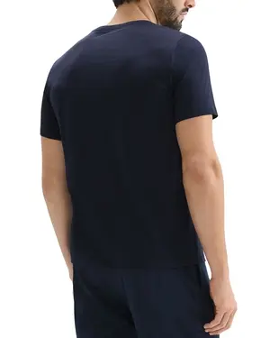 Theory Precise Tee In Cotton Jersey - Eclipse