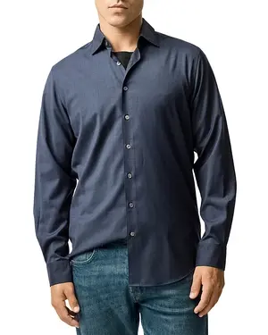 Rodd & Gunn Esk Valley Long Sleeve Shirt - Eclipse