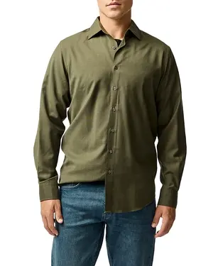 Rodd & Gunn Esk Valley Long Sleeve Shirt - Pine