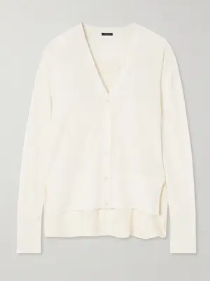 JOSEPH Cotton And Silk-blend Cardigan