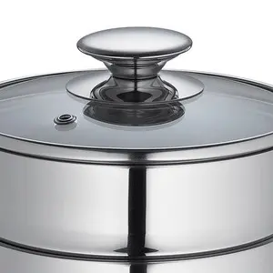 KUCHENPROFI Mini Double Boiler Set W/ Glass Lid, 1.6 Qt