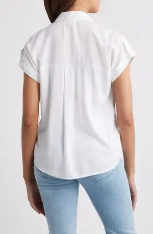BEACHLUNCHLOUNGE Delta Short Sleeve Button-up Shirt