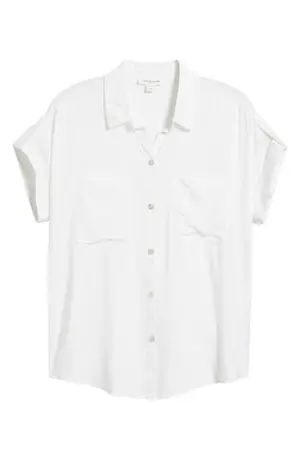 BEACHLUNCHLOUNGE Delta Short Sleeve Button-up Shirt