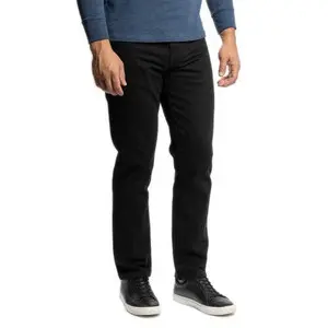 PETER MANNING NYC Johnny Stretch Slim Fit Jeans - Black