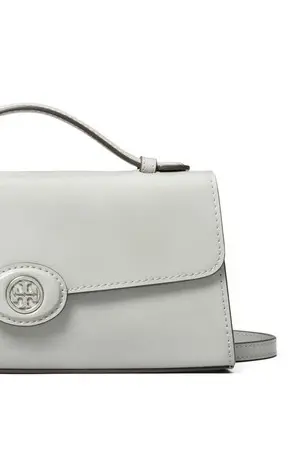 Tory Burch Robinson Spazzolato Top Handle Crossbody