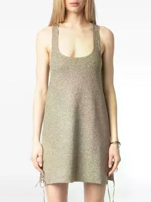 Zadig&Voltaire Daby Mini Dress - Gold