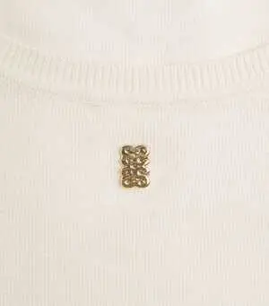 Sandro Cotton-blend Tank Top - Beige