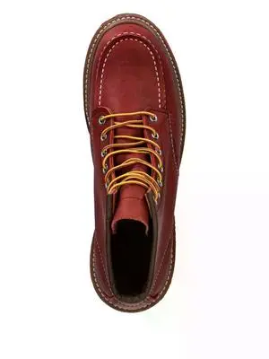 Red Wing Leather Ankle Boots - Red