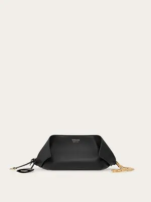 FERRAGAMO Gancini Chain Folded Clutch
