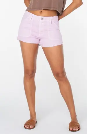 Roxy Raw Edge Hem Shorts For Women