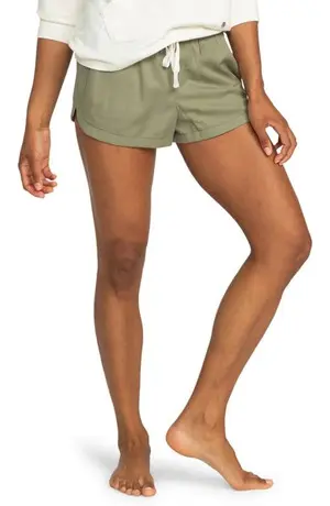 Roxy Cotton Blend Twill Shorts
