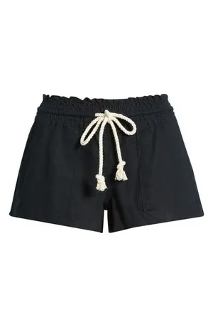 Roxy Oceanside Cotton Shorts - Anthracite