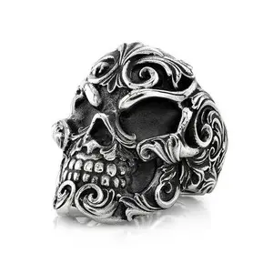 ROOM101 07 Filigree Skull Ring