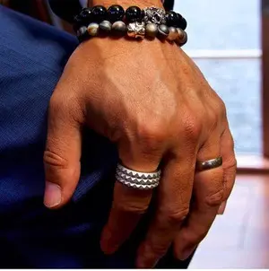 ROOM101 Filigree Skull Bead Bracelet