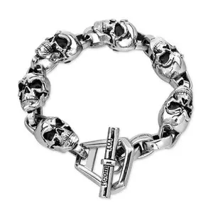 ROOM101 Skull Link Bracelet - Silver